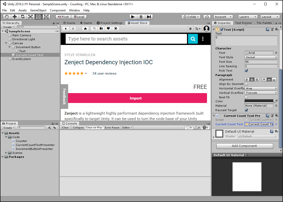 Dependency Injection In Unity With Zenject Unitydependencyinjection
